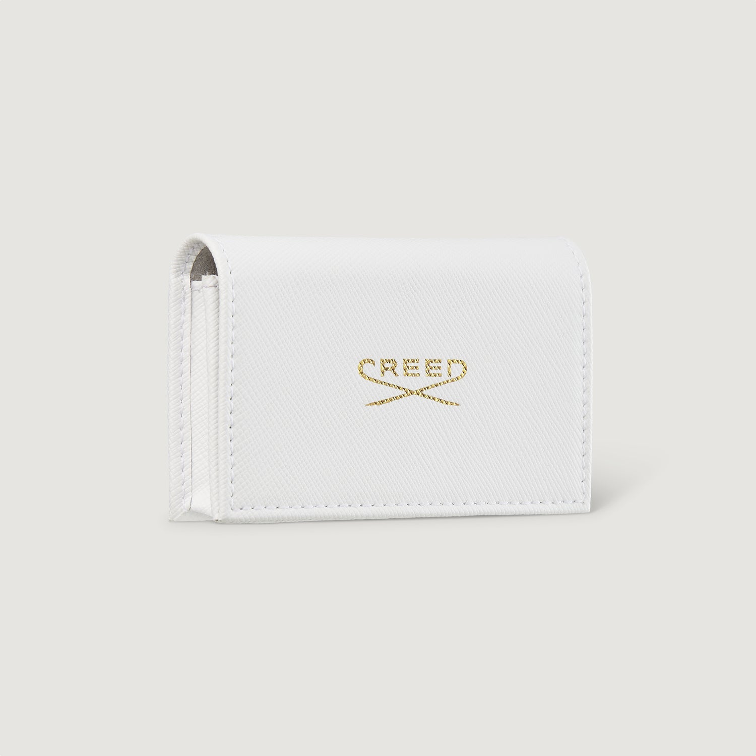 Women's Leather Sample Wallet - White | Creed Fragrance UK
