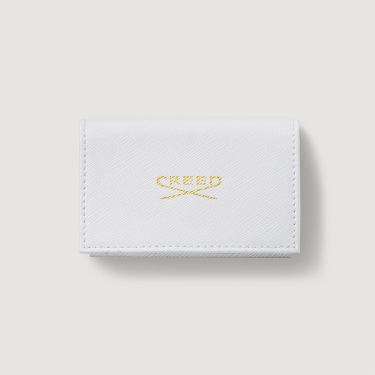 Women's Leather Sample Wallet - White | Creed Fragrance UK